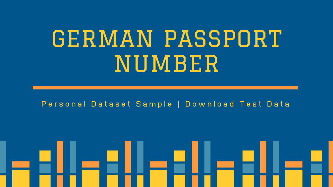 Personal Dataset Sample | Germany Passport Number | Download PII Data ...