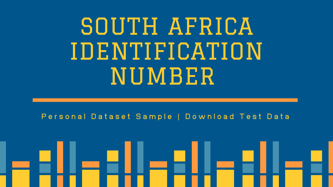 Personal Dataset Sample | South Africa Identification Number | Download ...
