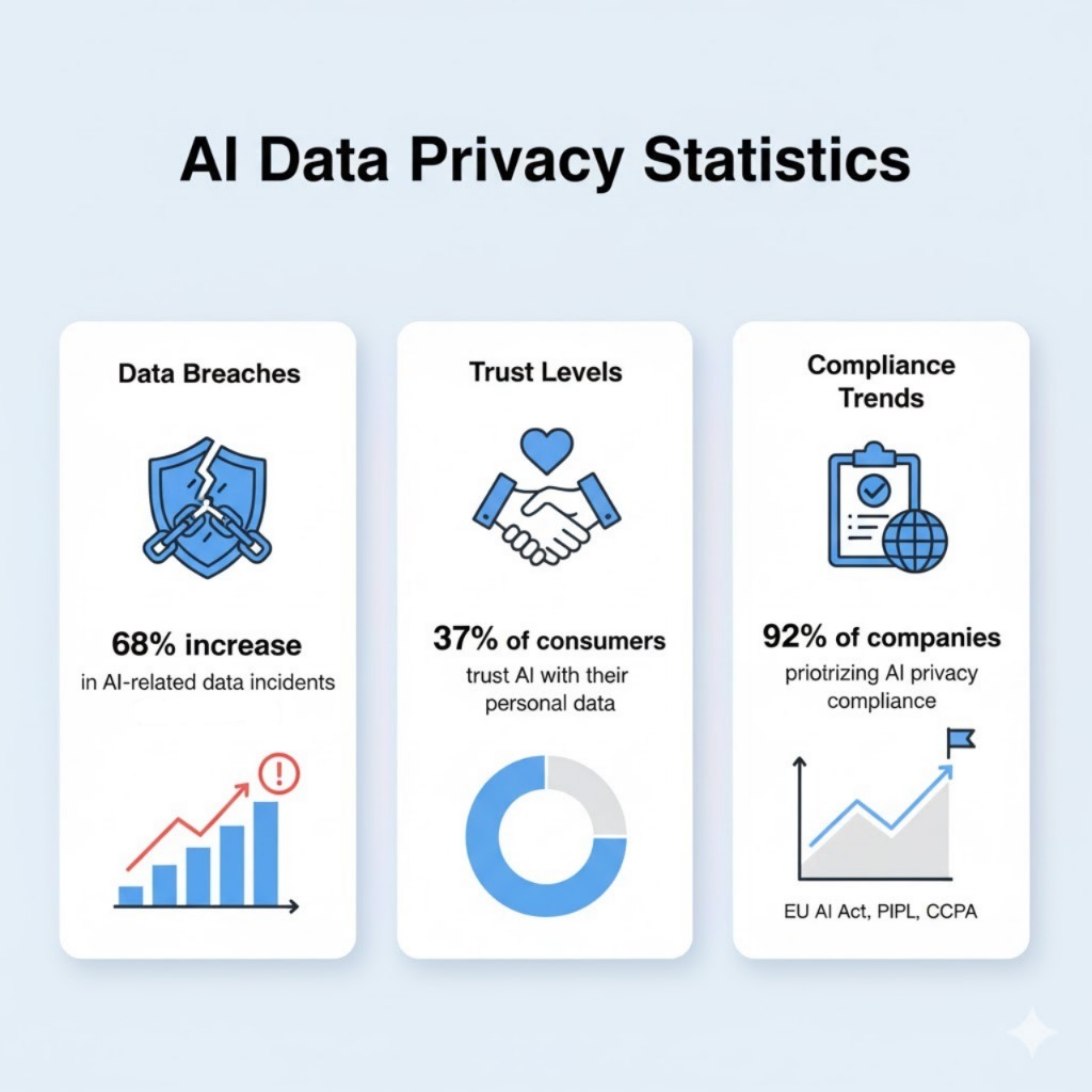 AI Data Privacy Statistics & Trends 2025